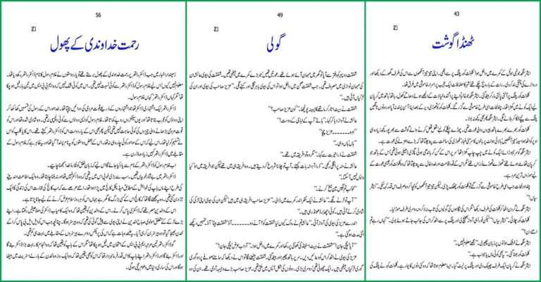 Thanda Gosht (Afsanay) By Saadat Hassan Manto - Urdu Readings